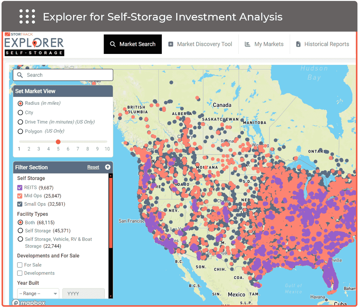 The most powerful market analysis tool for self-storage | StorTrack
